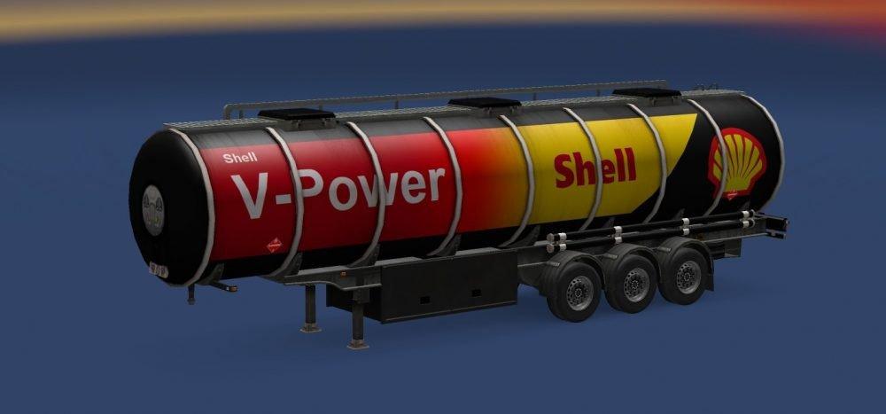 SHELL FUEL TRAILER V1.0 ETS2 - Euro Truck Simulator 2 Mods | American ...