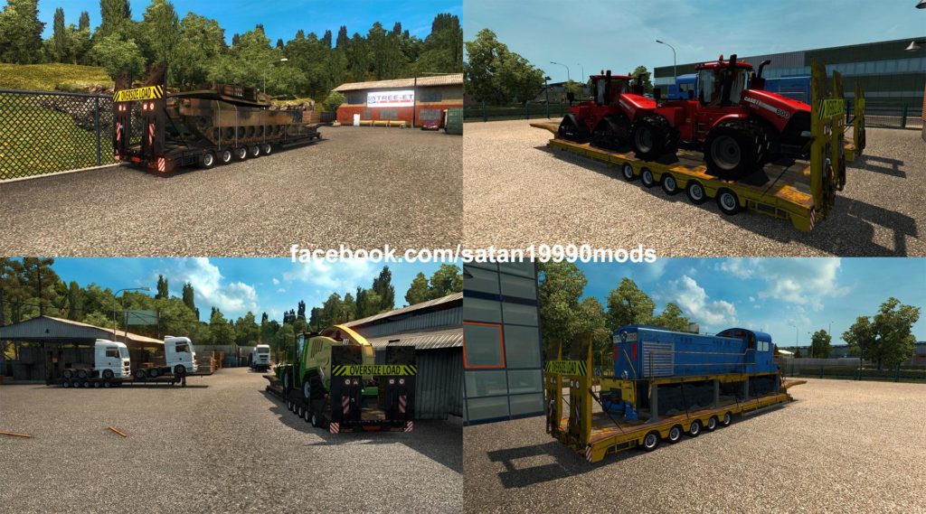 TMP - OVERSIZE LOAD V1.2 TRAILER MOD - Euro Truck Simulator 2 Mods ...