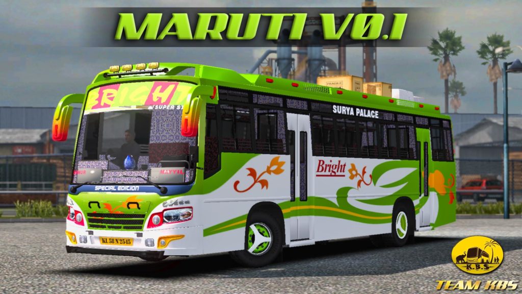 MARUTI V1.0 (ASHOK LEYLAND) BY TEAM KBS BUS MOD - Euro Truck Simulator ...