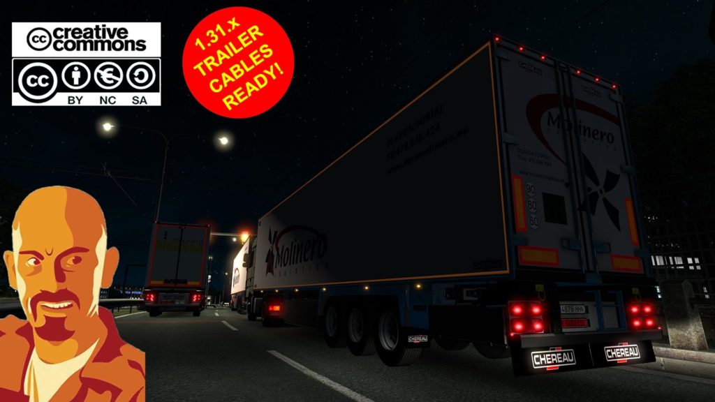CHEREAU SPANISH AGENCIES TRAILER 1.31.X ETS2 - Euro Truck Simulator 2 Mods | American Truck ...