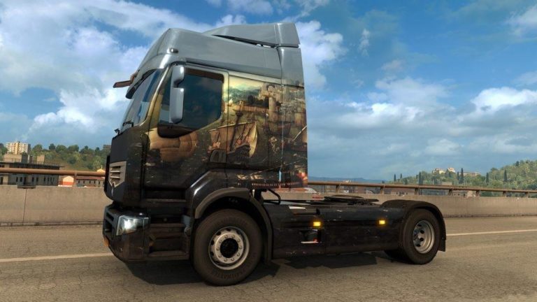 ETS2 REALISTIC GRAPHICS RESHADE V3.4 RED PRESETS V1.4 MOD - Euro Truck ...