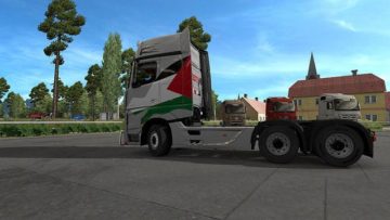 SKIN TRUCK PALESTINE FOR ETS2 1.31 MOD - Euro Truck Simulator 2 Mods ...
