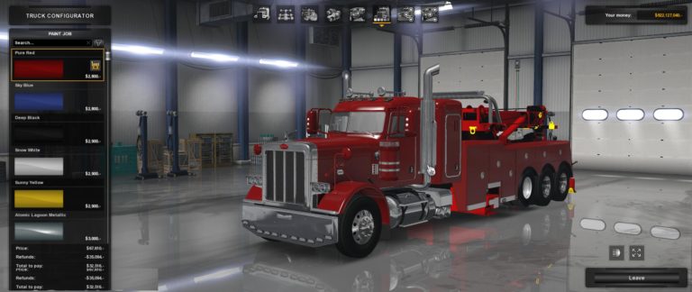 Peterbilt 388 Heavy Blades Wrecker 1.32.x for ATS - Euro Truck ...