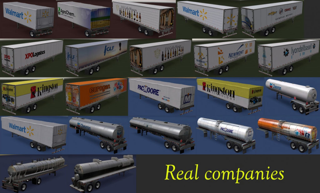 Real Companies Mod - Euro Truck Simulator 2 Mods | American Truck ...