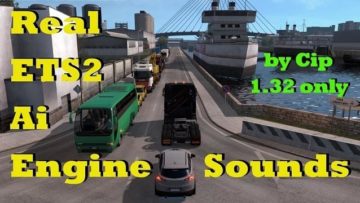 REAL AI TRAFFIC ENGINE SOUNDS ETS2 V1.0 MOD - Euro Truck Simulator 2 ...