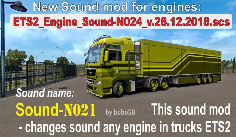 ENGINE SOUND N024 ETS2 1.33.X SOUNDS MOD - Euro Truck Simulator 2 Mods ...