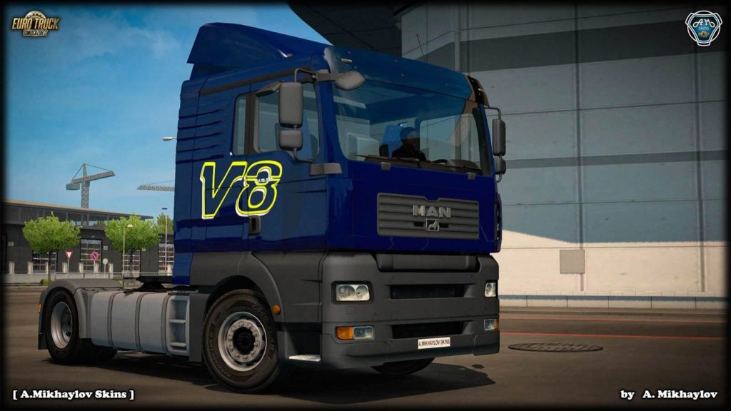 MAN TGA V8 REPAINTABLE SKIN 1.33.X TRUCK SKIN - Euro Truck Simulator 2 ...