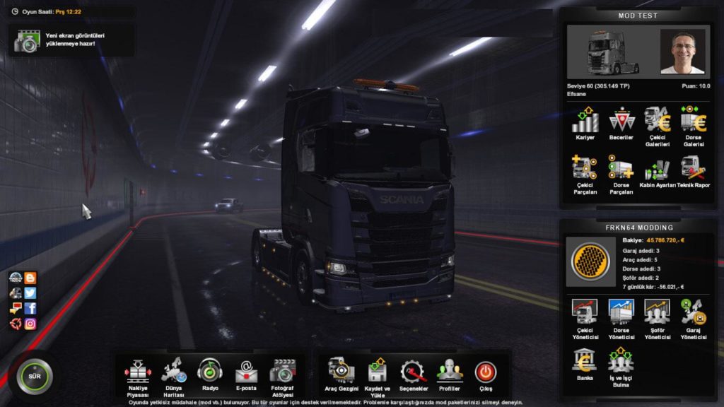 TUNNEL BACKGROUND MOD V1.2 ETS2 - Euro Truck Simulator 2 Mods ...