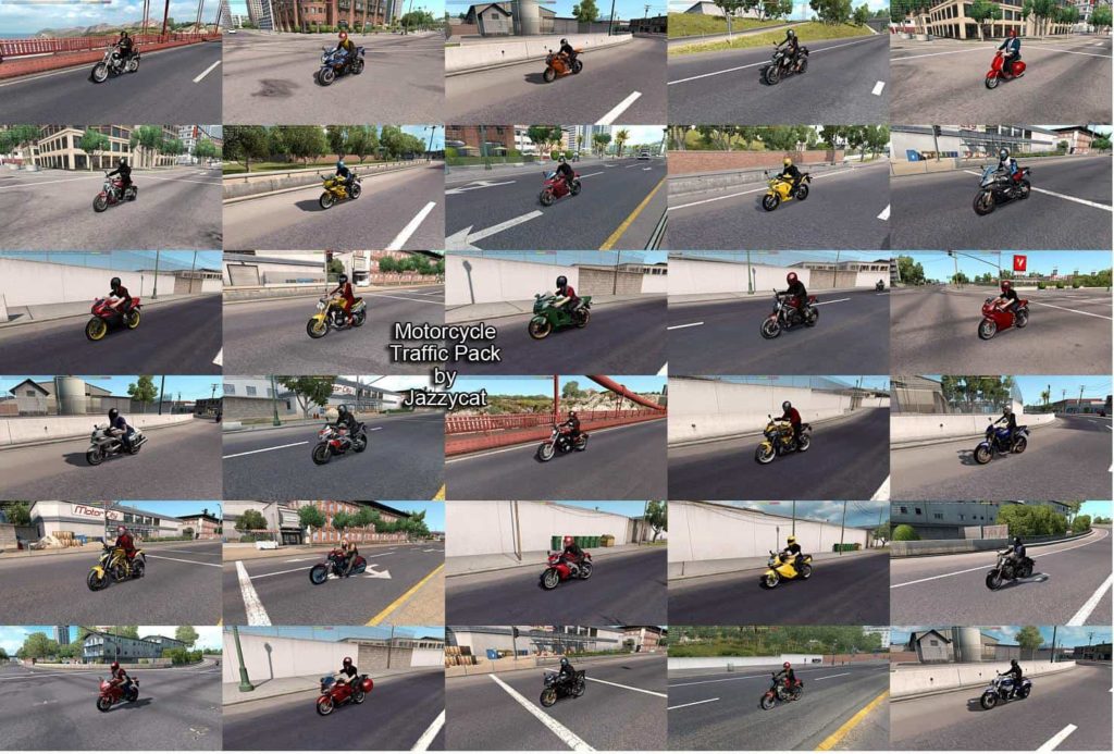 Motorcycle Traffic Pack v2.6 ATS - Euro Truck Simulator 2 Mods ...