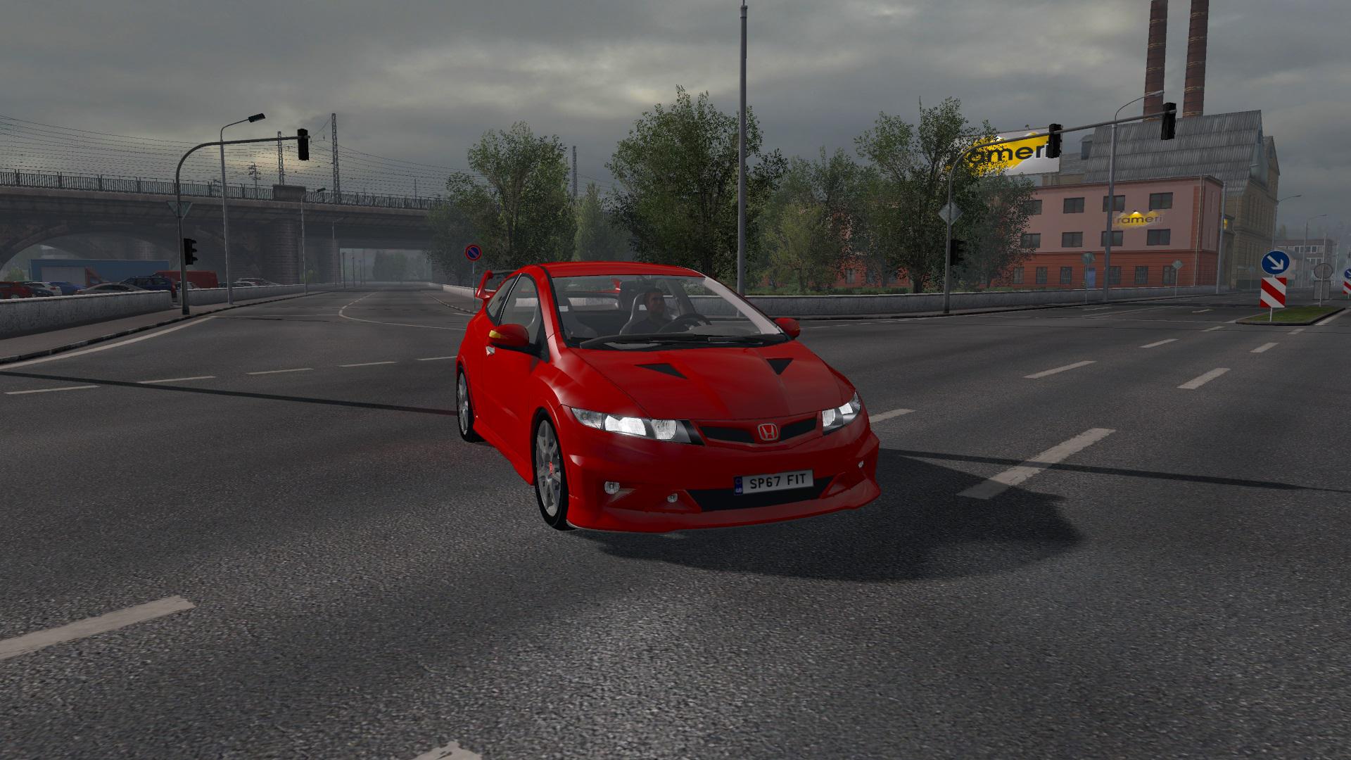 HONDA CIVIC TYPE R V2.2 CAR MOD - Euro Truck Simulator 2 Mods ...