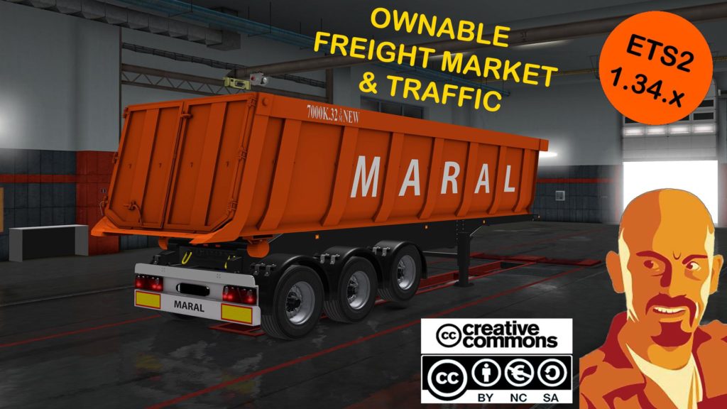 MARAL TIPPER TRAILER REWORKED ETS2 1.34.X MOD - Euro Truck Simulator 2 ...