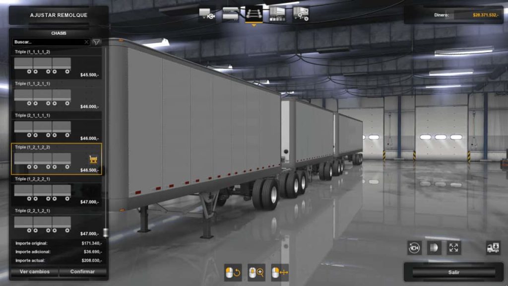 Triple Trailers Configurations ATS - Euro Truck Simulator 2 Mods ...