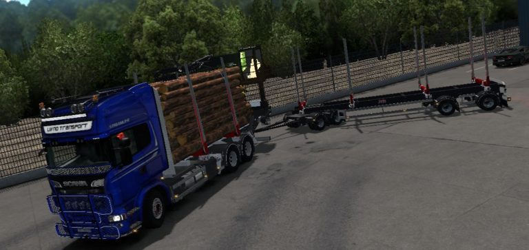 JYKI TIMBER TANDEM TRAILER V1.3 ETS2 - Euro Truck Simulator 2 Mods ...