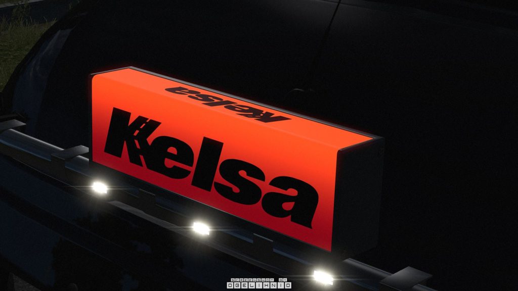 KELSA LED ILLUMINATED NAMEBOARDS V1.11 TUNING MOD - Euro Truck ...