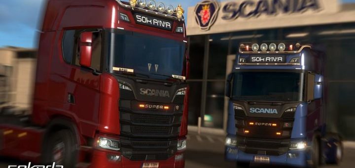 BLUE DASHBOARD SCANIA V1.0 TUNING MOD - Euro Truck Simulator 2 Mods ...