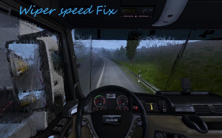 WIPER SPEED FIX V1.0 MOD - Euro Truck Simulator 2 Mods | American Truck ...