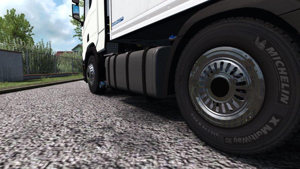 CAPS FOR CHROME WHEELS WITH RECTANGULAR HOLES V1.0 TUNING MOD - Euro ...