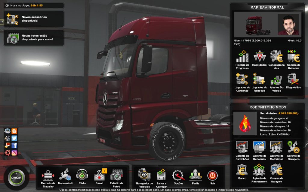 PROFILE MAP EAA NORMAL BY RESTANHO V5.1 ETS2 - Euro Truck Simulator 2 Mods | American Truck ...