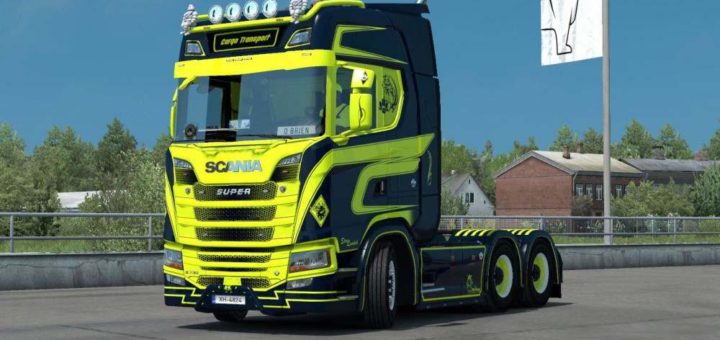 SCANIA RJL NIGHT FLYER SKIN ETS2 - Euro Truck Simulator 2 Mods ...