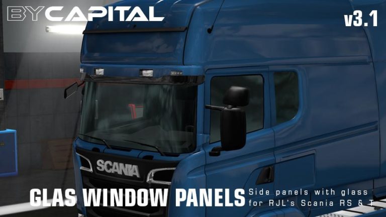 SCANIA RJL SIDE WINDOWS - BYCAPITAL V3.1 TUNING MOD - Euro Truck ...
