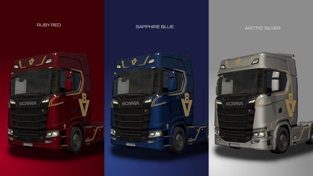 Scania S V8 50th Anniversary Limited Edition Skin v1.0 ETS2 - Euro ...