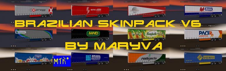 Brazilian Skinpack v6.0 ETS2 - Euro Truck Simulator 2 Mods | American ...