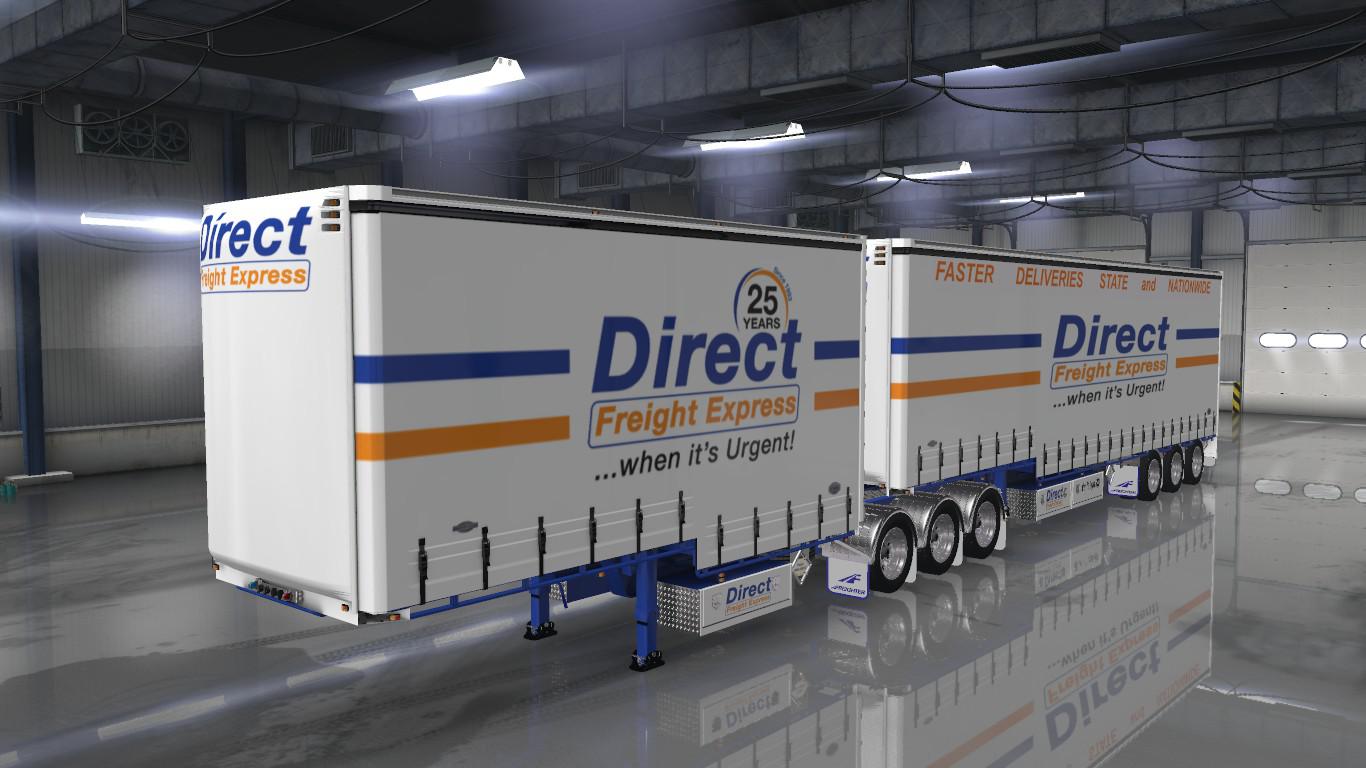 Direct Freight Express skins v1.0 ETS2 - Euro Truck Simulator 2 Mods ...