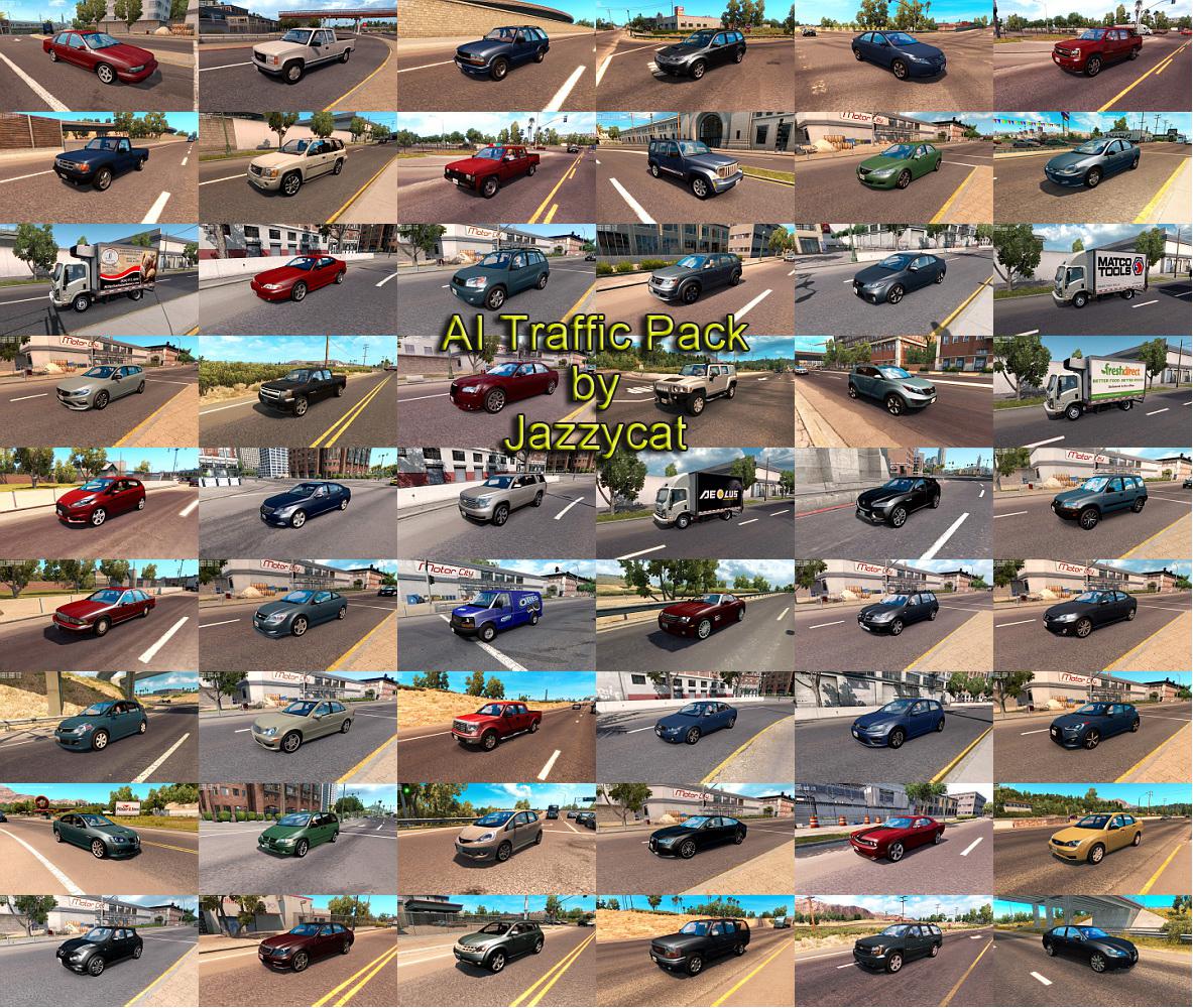 AI Traffic Pack by Jazzycat v8.7 ATS - Euro Truck Simulator 2 Mods ...