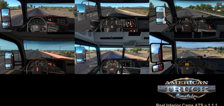 ATS Interiors | American Truck Simulator Interior Mods Download