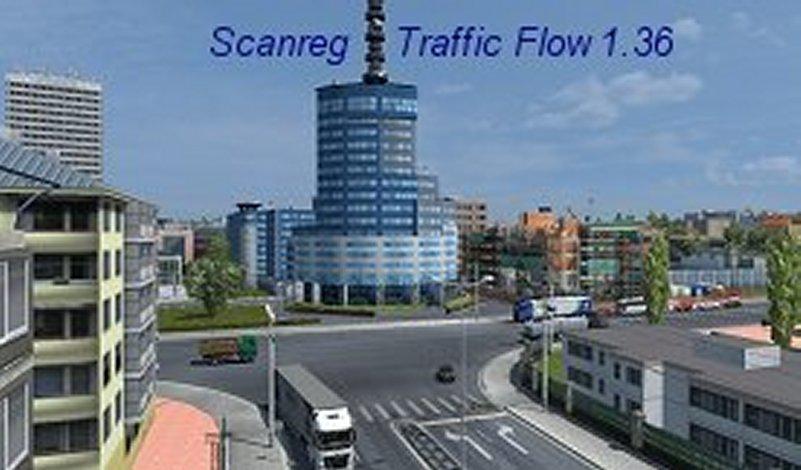 Scanreg Traffic Flow 1.36 ETS2 - Euro Truck Simulator 2 Mods | American ...