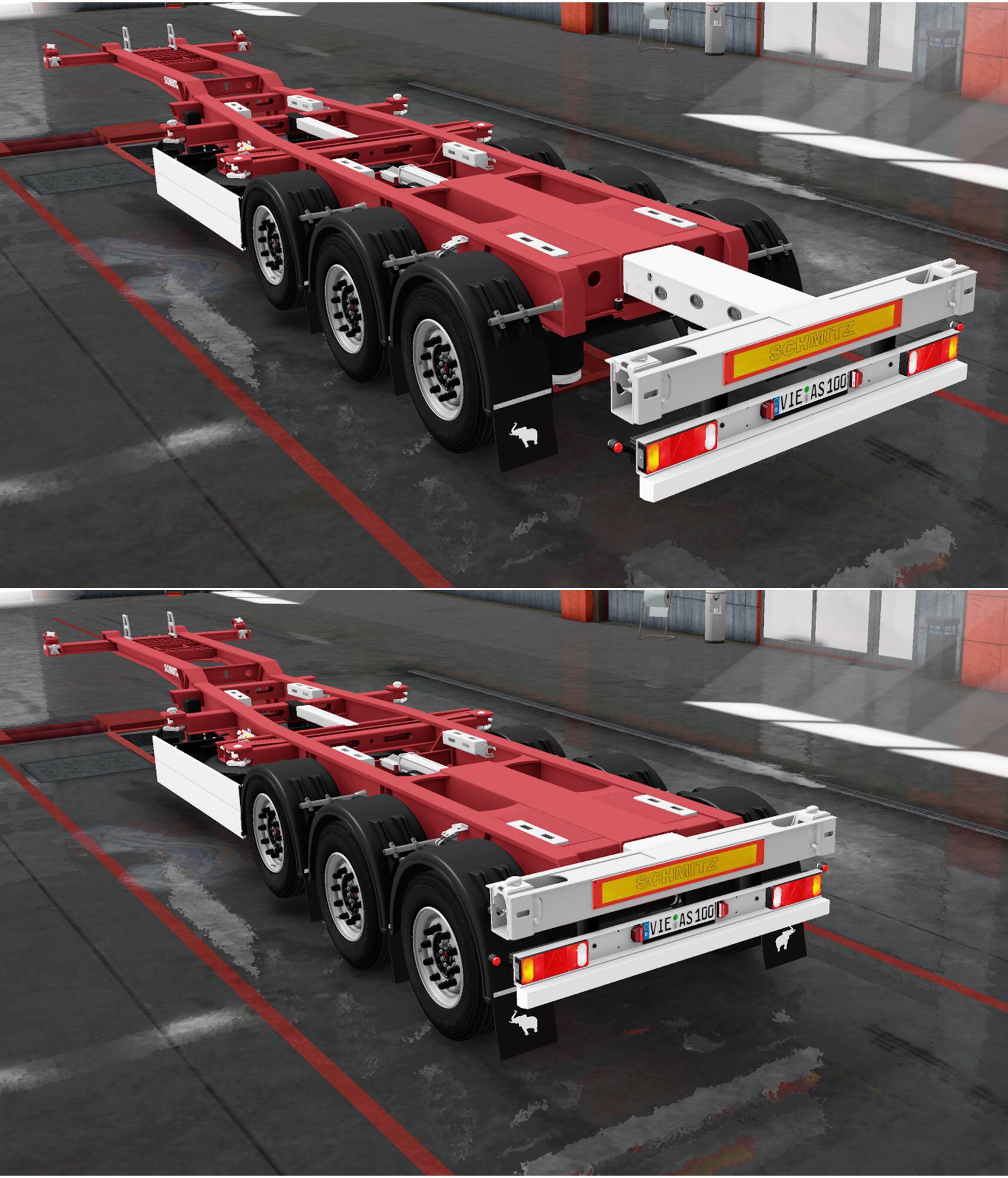 Schmitz Container Trailer SCF v1.0 ETS2 - Euro Truck Simulator 2 Mods ...