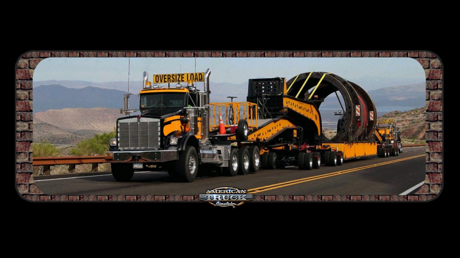 Loading Screen Oversize load for ATS v0.1 ATS - Euro Truck Simulator 2 ...