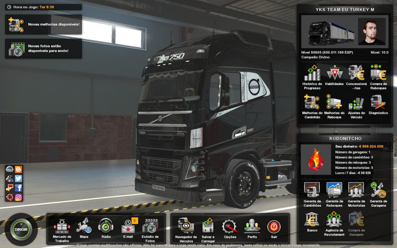 PROFILE YKS TEAM EU TURKEY MAP 1.37 ETS2 - Euro Truck Simulator 2 Mods ...