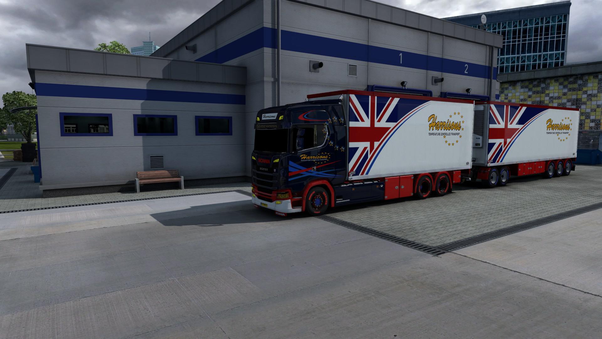 BDF Tandem Harrisons Transport 1.38 ETS2 - Euro Truck Simulator 2 Mods | American Truck ...