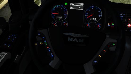 Dashboard Recolored For MAN TGX Euro 6 v1.38 ETS2 - Euro Truck ...