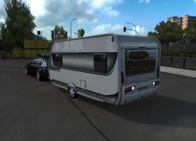 Caravan Trailer v1.2 ETS2 - Euro Truck Simulator 2 Mods | American ...