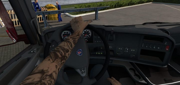 Animated Hands | Euro Truck Simulator 2 Mods | ATS Mods