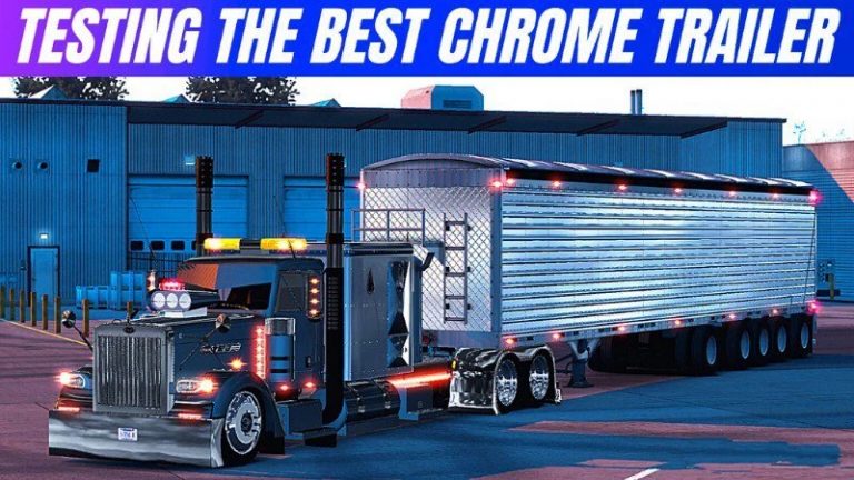 CHROME TRAILER DRO VILKINS 1.40 ATS - Euro Truck Simulator 2 Mods ...
