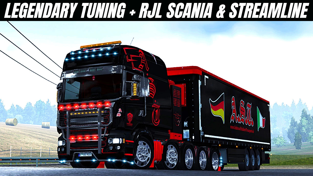SCANIA RJL LEGENDARY TUNING PACK 1.40 ETS2 - Euro Truck Simulator 2 ...