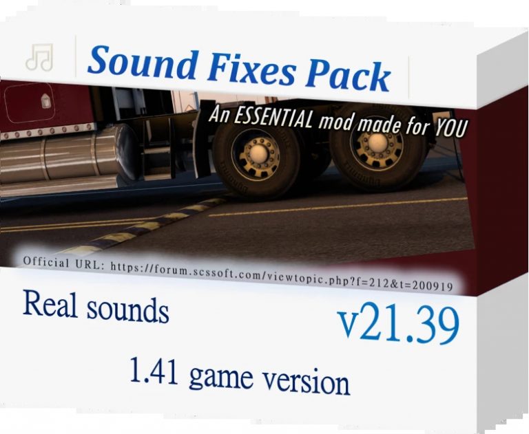 Sound Fixes Pack v21.39 ETS2 - Euro Truck Simulator 2 Mods | American ...