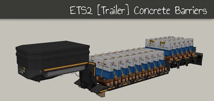 Concrete Barriers | Euro Truck Simulator 2 Mods | ATS Mods