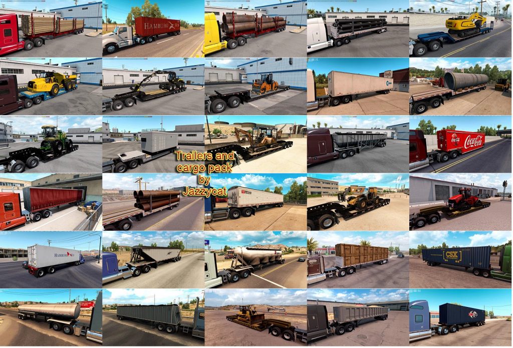 Trailers and Cargo Pack by Jazzycat v4.6 ATS - Euro Truck Simulator 2 ...
