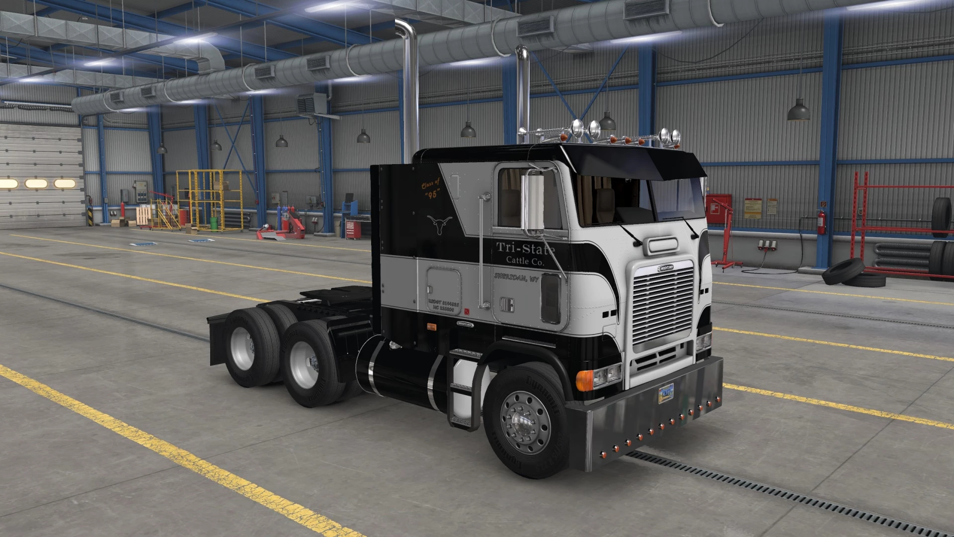 Freightliner Cabover Skin Pack For Harven's FLB MOD v1.0 ATS - Euro Truck Simulator 2 Mods ...