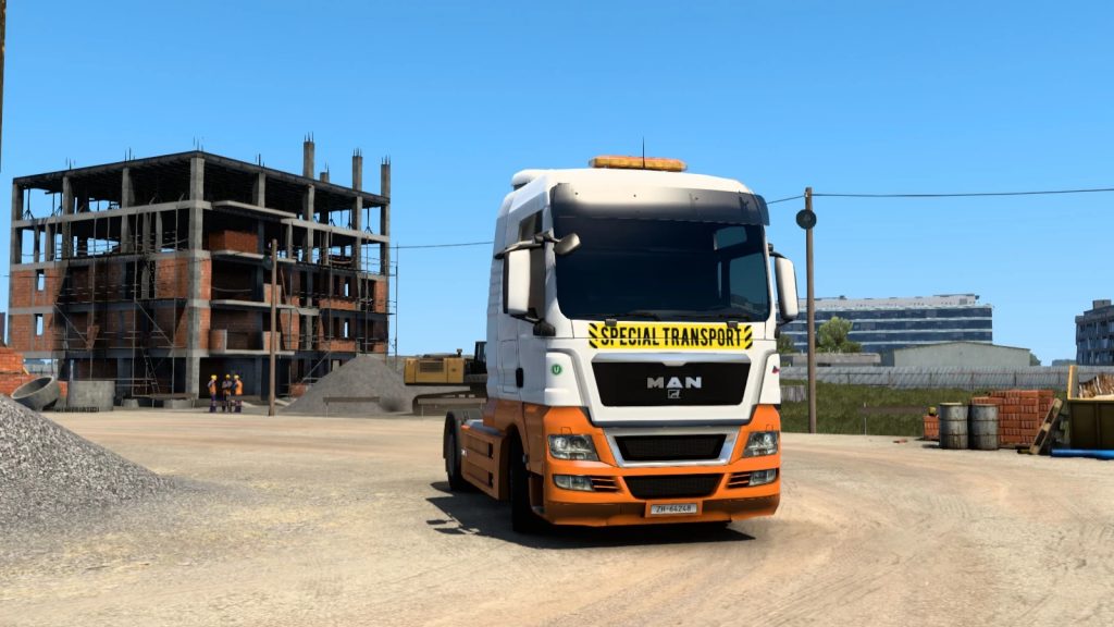 Oversize Load Truck Paintjob v1.0 ETS2 - Euro Truck Simulator 2 Mods ...