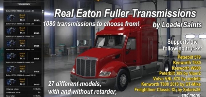 ATS Parts / Tuning | American Truck Simulator Tuning Mods Download
