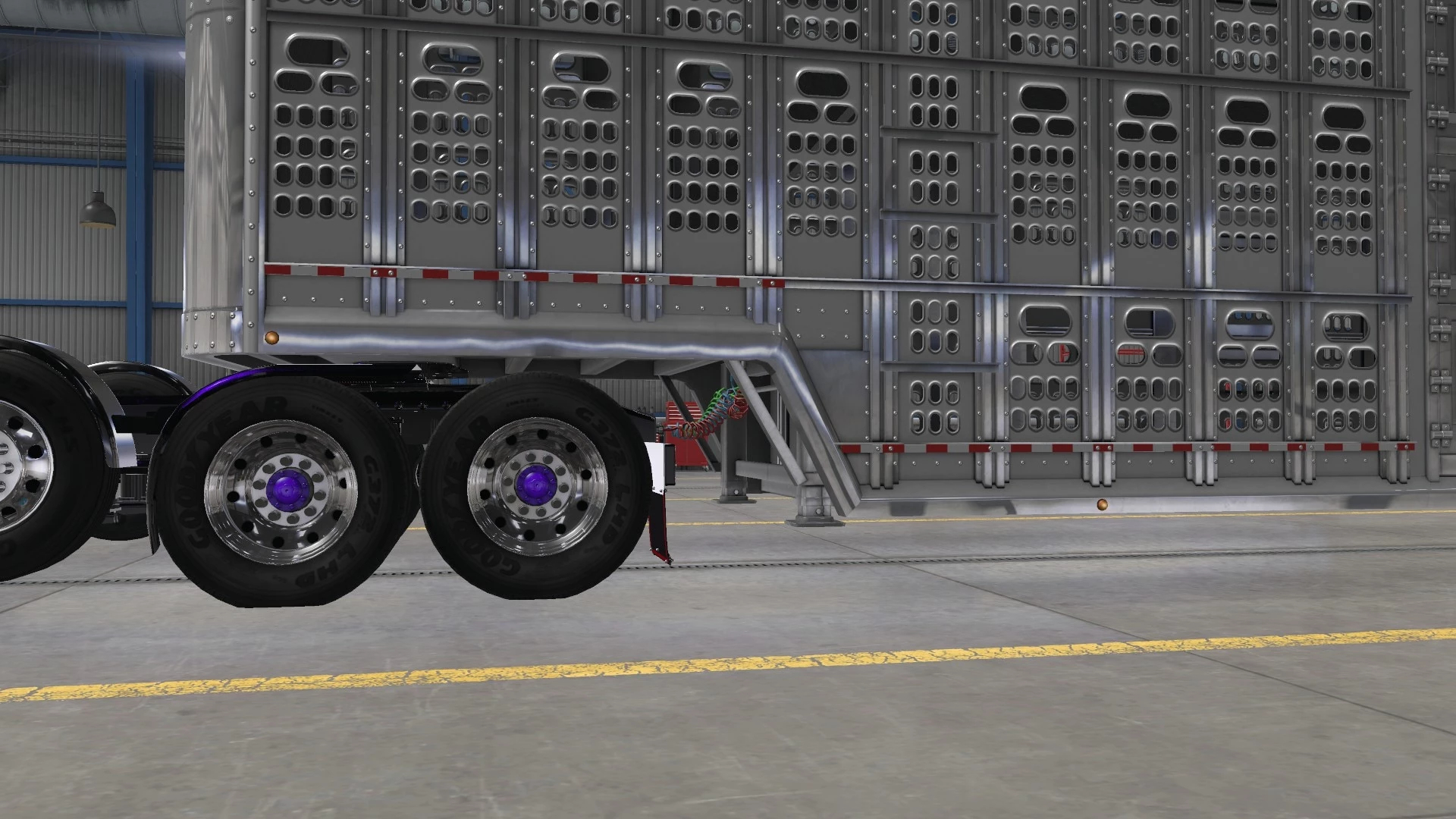 Undermount Trailer Cables Trailers and Trucks 1.42 ATS - Euro Truck ...