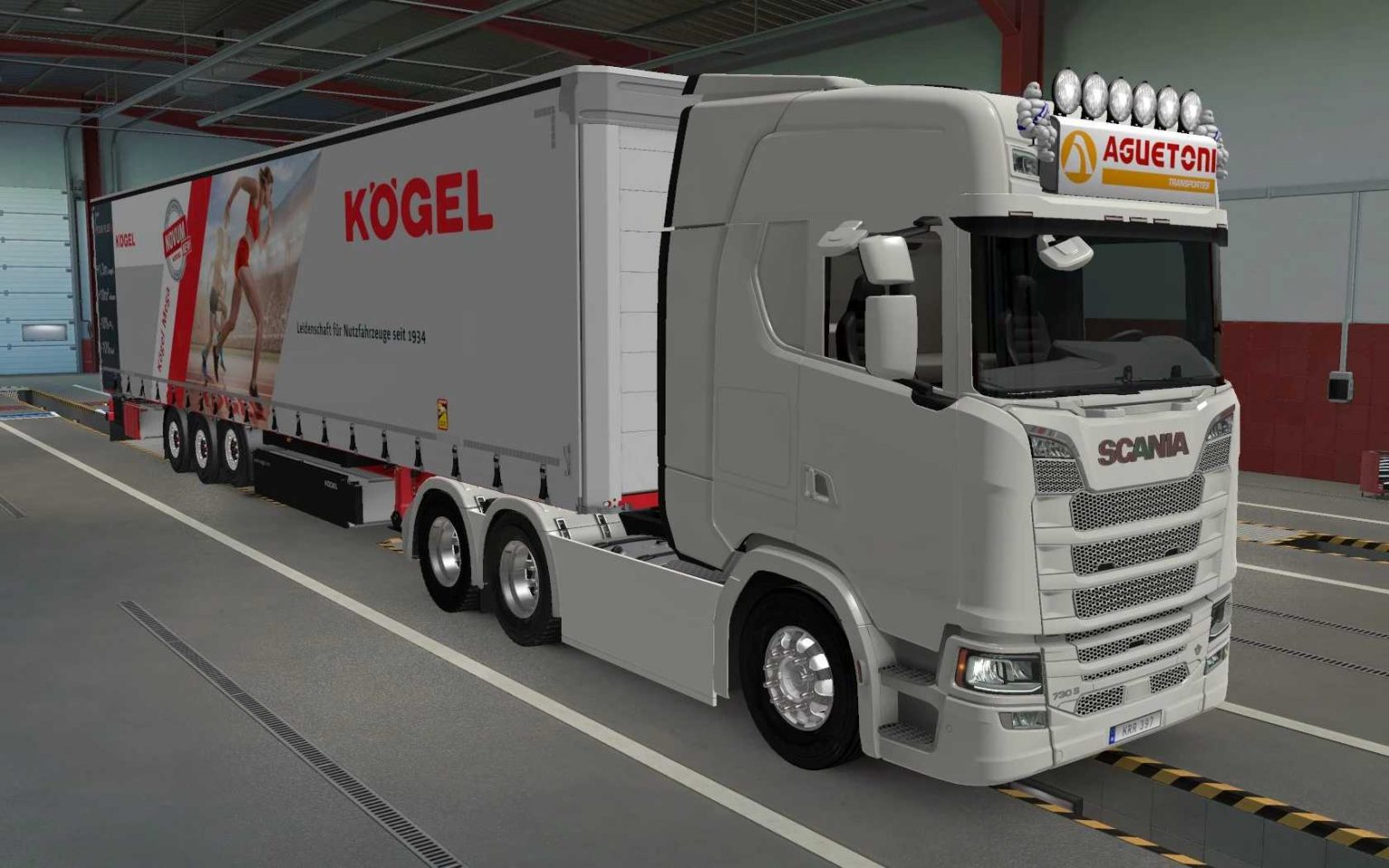 BIG LIGHTBOX SCANIA R AND S 2016 AGUETONI TRANSPORTES 1.43 ETS2 - Euro ...