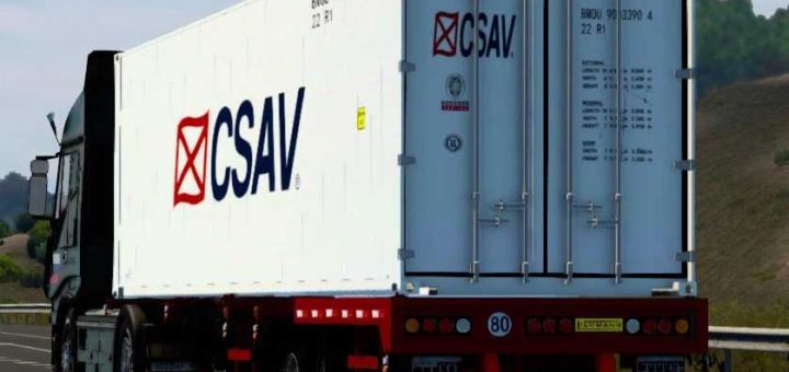 Ownable Container Trailer | Euro Truck Simulator 2 Mods | ATS Mods