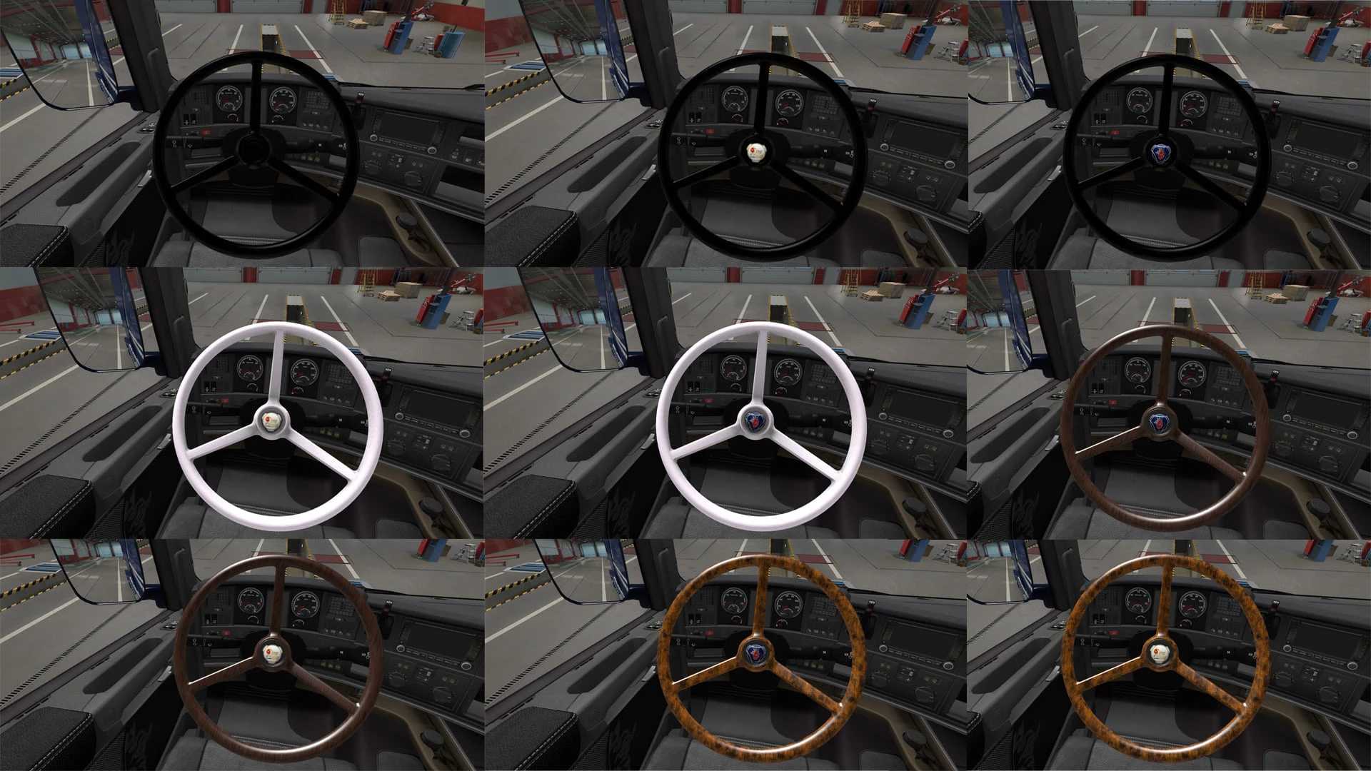 Scania Vabis Steering Wheel Pack v1.3 1.42 - 1.43 ETS2 - Euro Truck ...