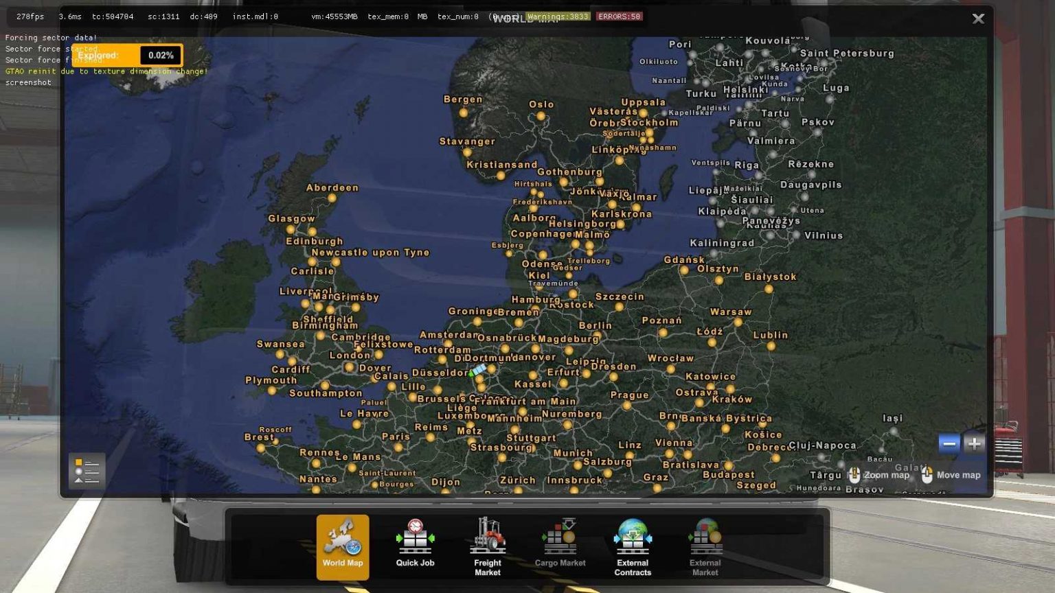 Large background v1.43 ETS2 - Euro Truck Simulator 2 Mods | American ...